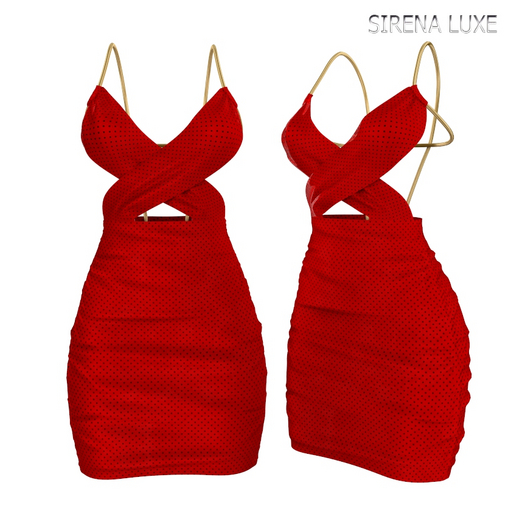 Second Life Marketplace Cocktail Dress Red Legacy Perky